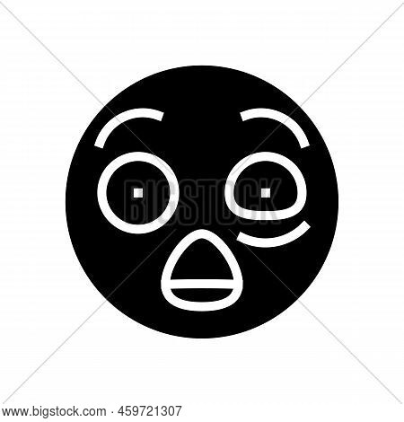 Omg Emoji Glyph Icon Vector & Photo (Free Trial) | Bigstock