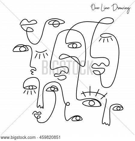 One Line Drawing Vector & Photo (Free Trial) | Bigstock