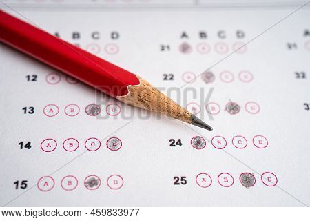 Answer Sheets Pencil Image & Photo (Free Trial) | Bigstock