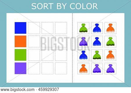 Sort Clothes By Color Vector & Photo (Free Trial) | Bigstock