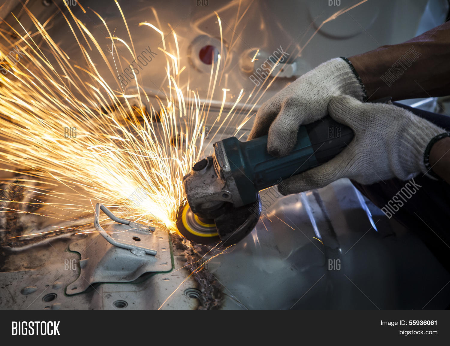 Worker Hand Working By Image & Photo (Free Trial) | Bigstock