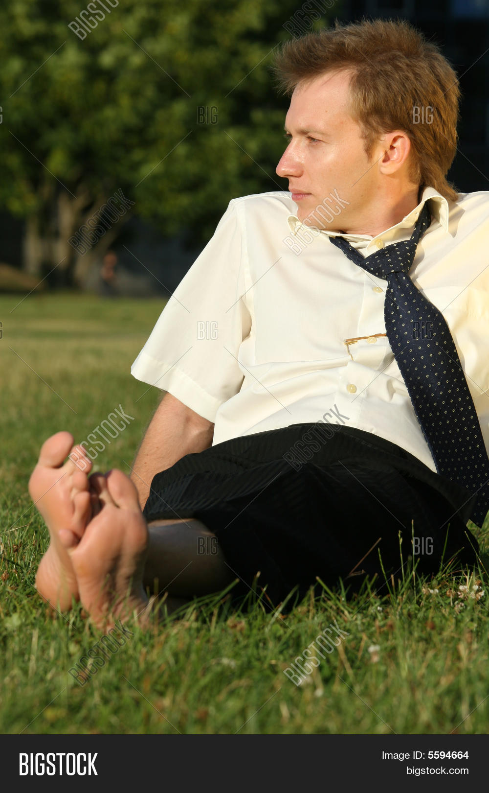 Businessman Barefoot Image & Photo (Free Trial) | Bigstock