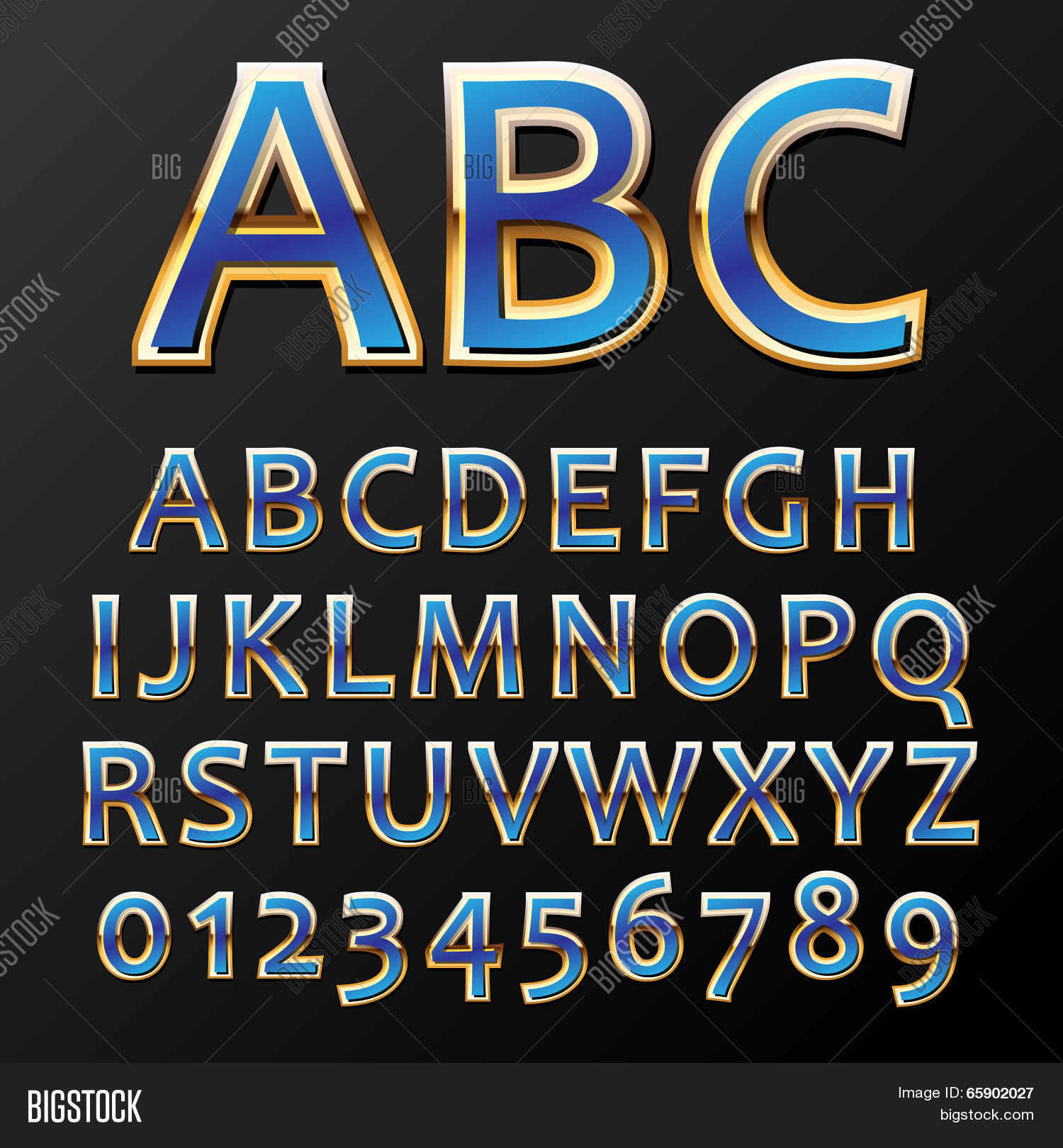Vector Metal Font Vector & Photo (Free Trial) | Bigstock