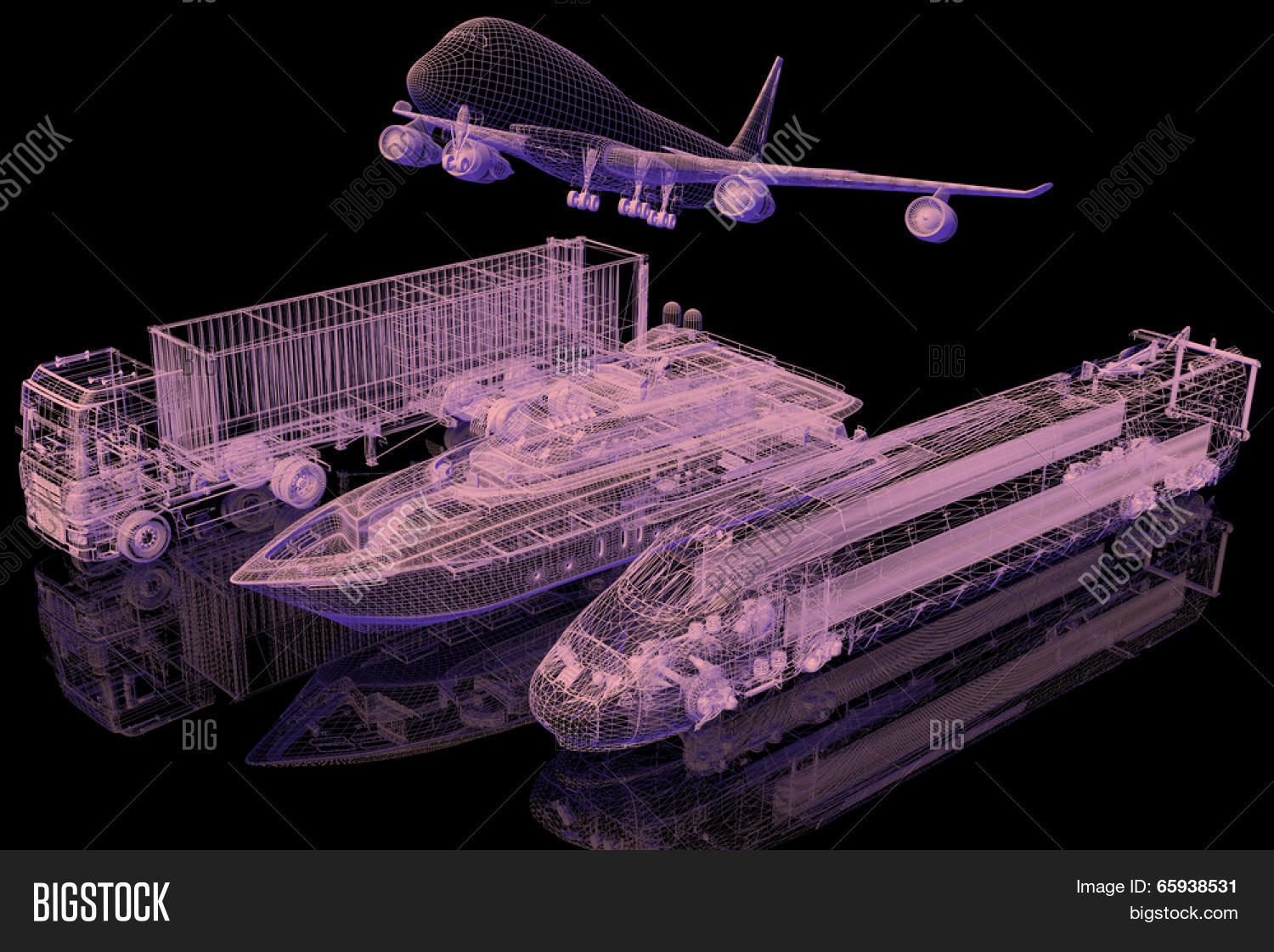 Types Transport. 3d Image & Photo (Free Trial) | Bigstock