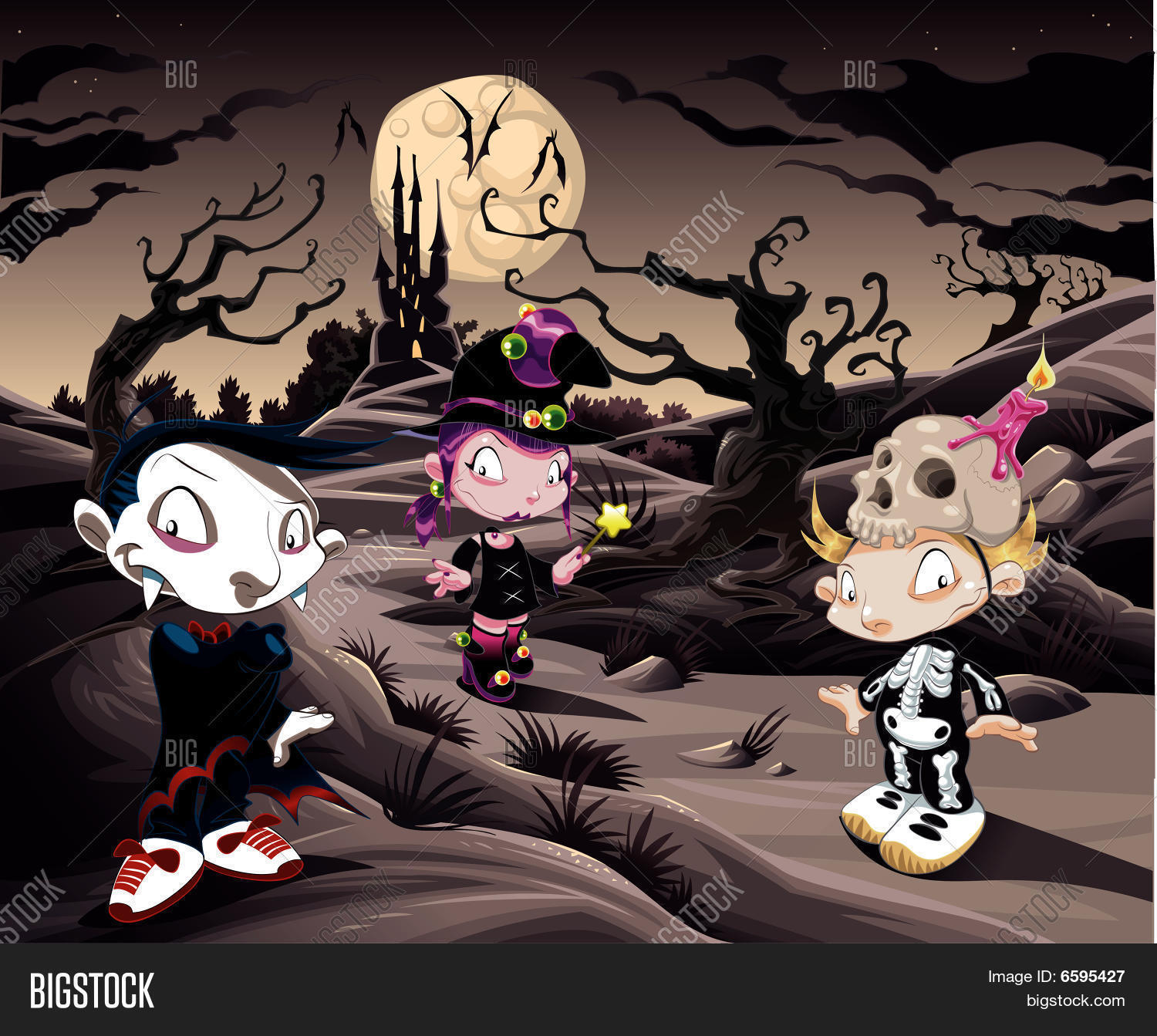 Horror Landscape Vector & Photo (Free Trial) | Bigstock