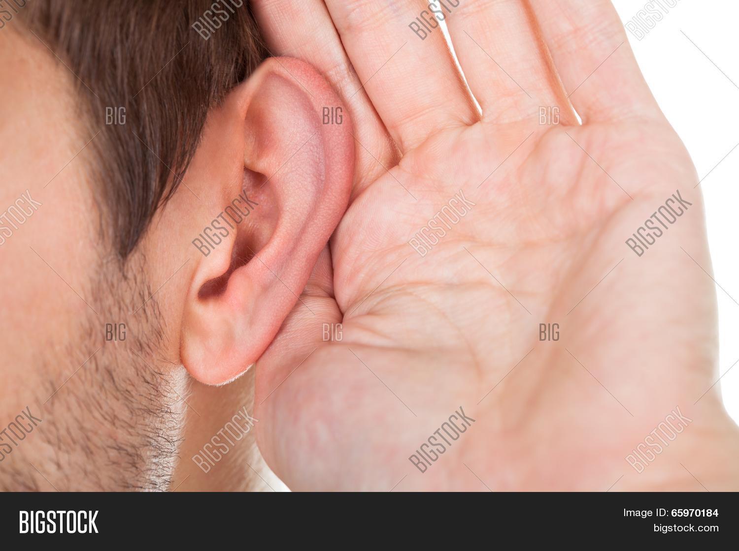 Close- Hand Near Ear Image & Photo (Free Trial) | Bigstock