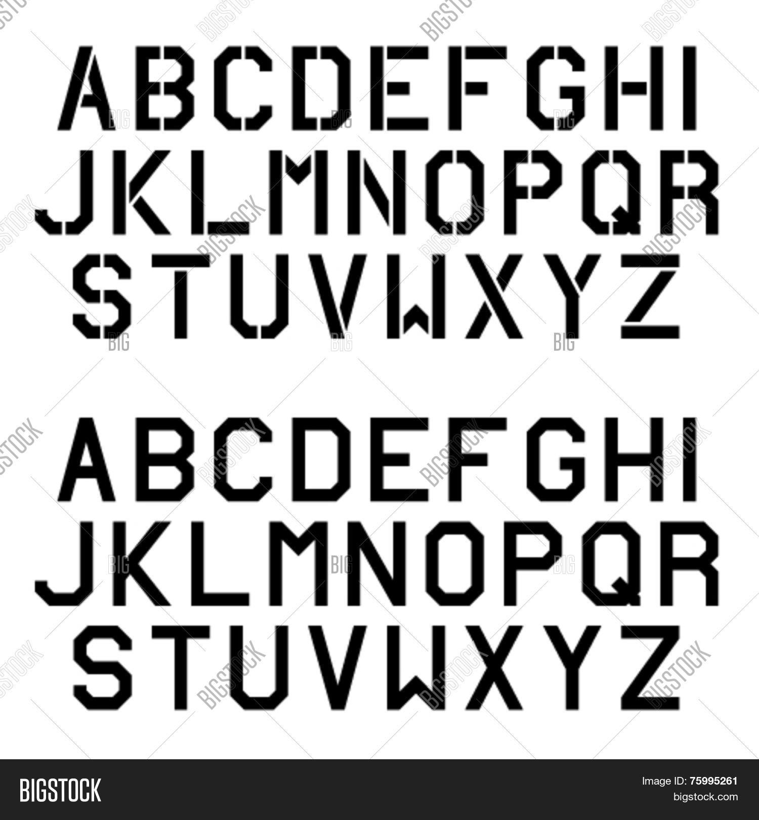 Vector Stencil Vector & Photo (Free Trial) | Bigstock