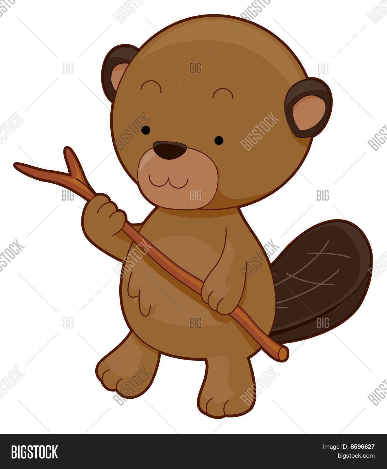 Cute Beaver Image & Photo (Free Trial) | Bigstock