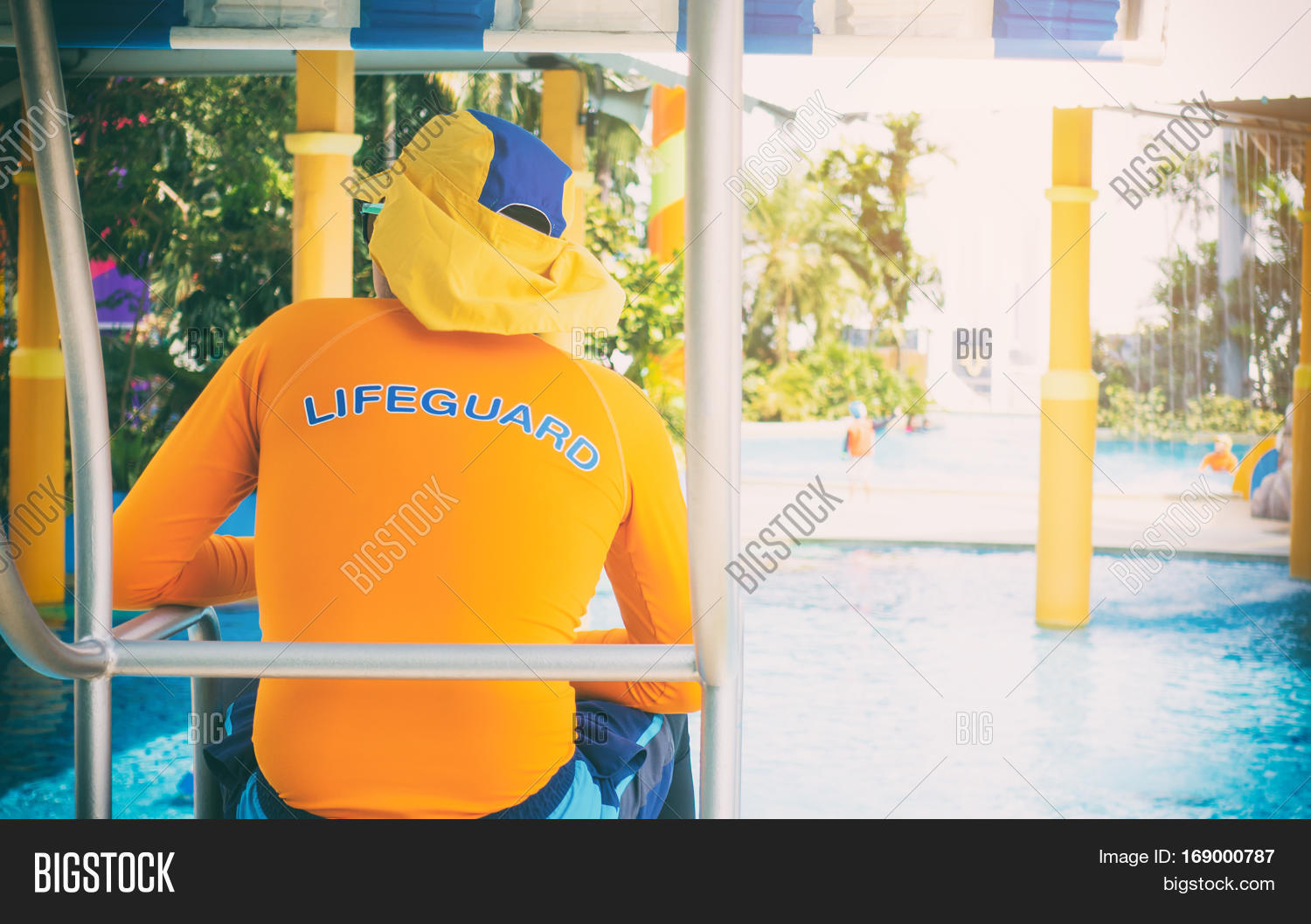 Life Gaurd Stting On Image & Photo (Free Trial) | Bigstock