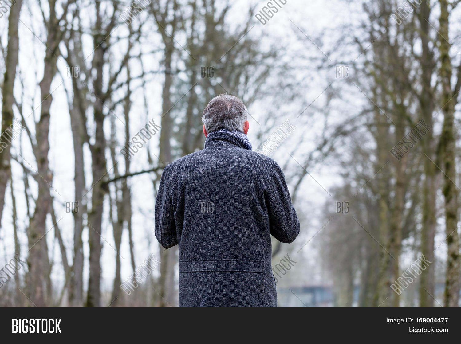 Sad Lonely Man Walking Image & Photo (Free Trial) | Bigstock