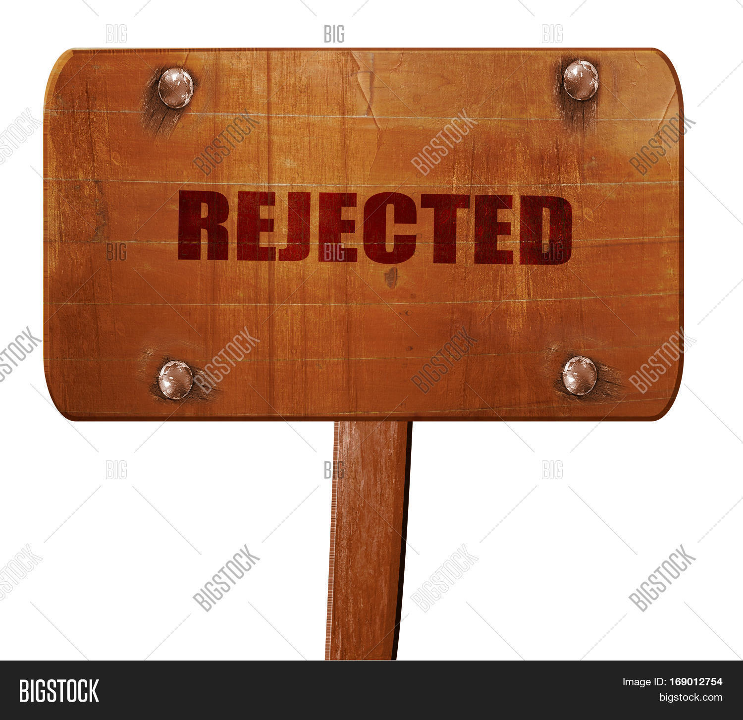 Rejected Sign Image & Photo (Free Trial) | Bigstock