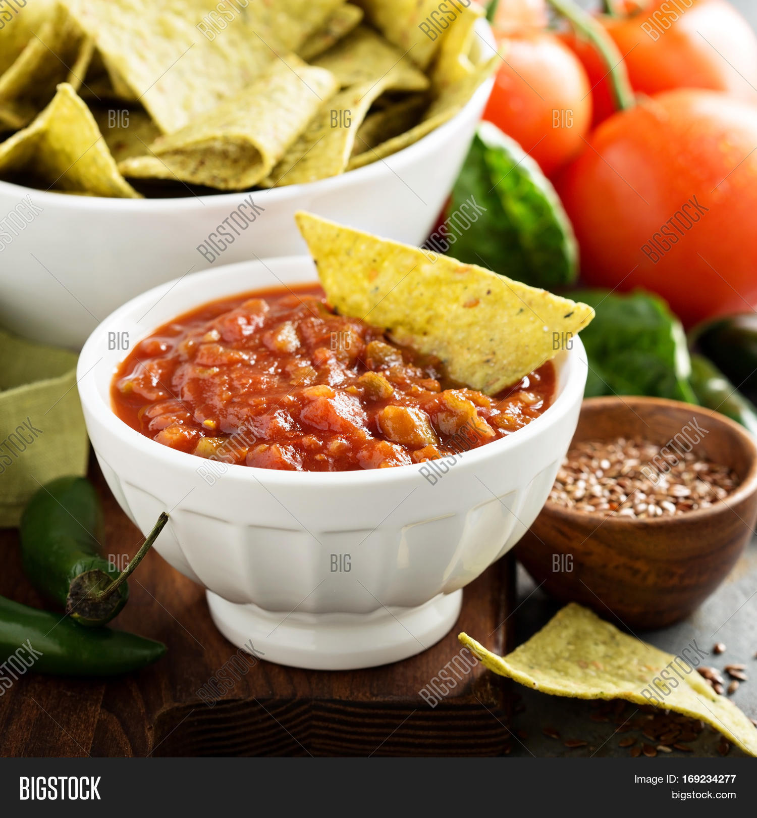 Red Tomato Spicy Salsa Image & Photo (Free Trial) | Bigstock
