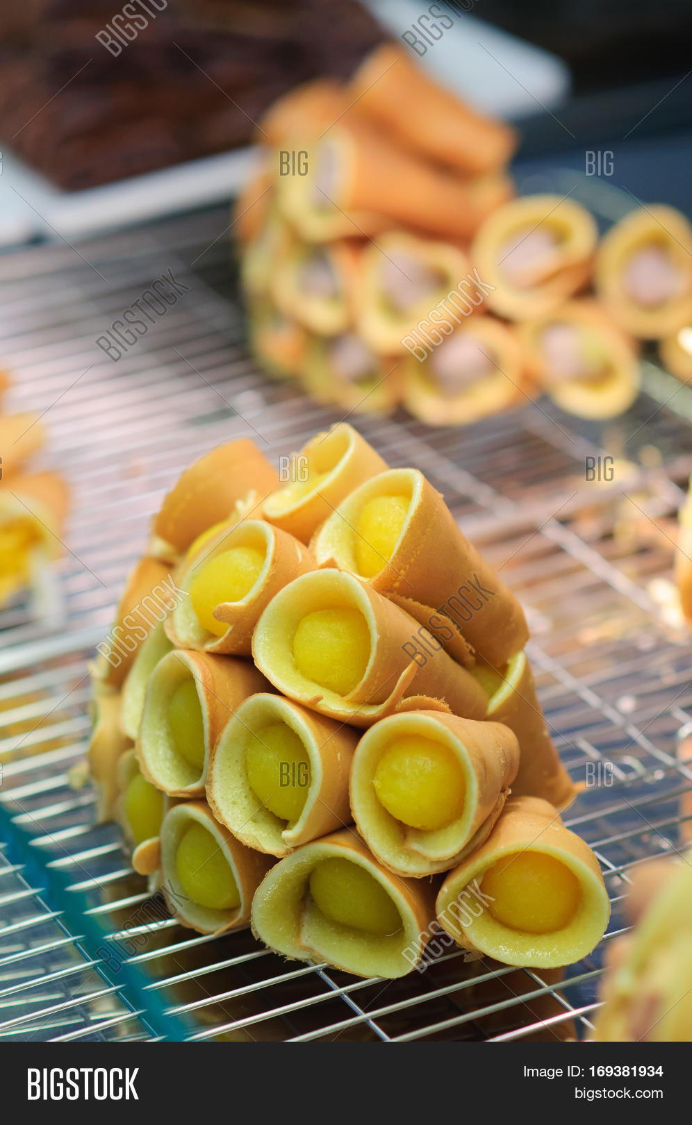 Mini Pancake Roll Image & Photo (Free Trial) | Bigstock