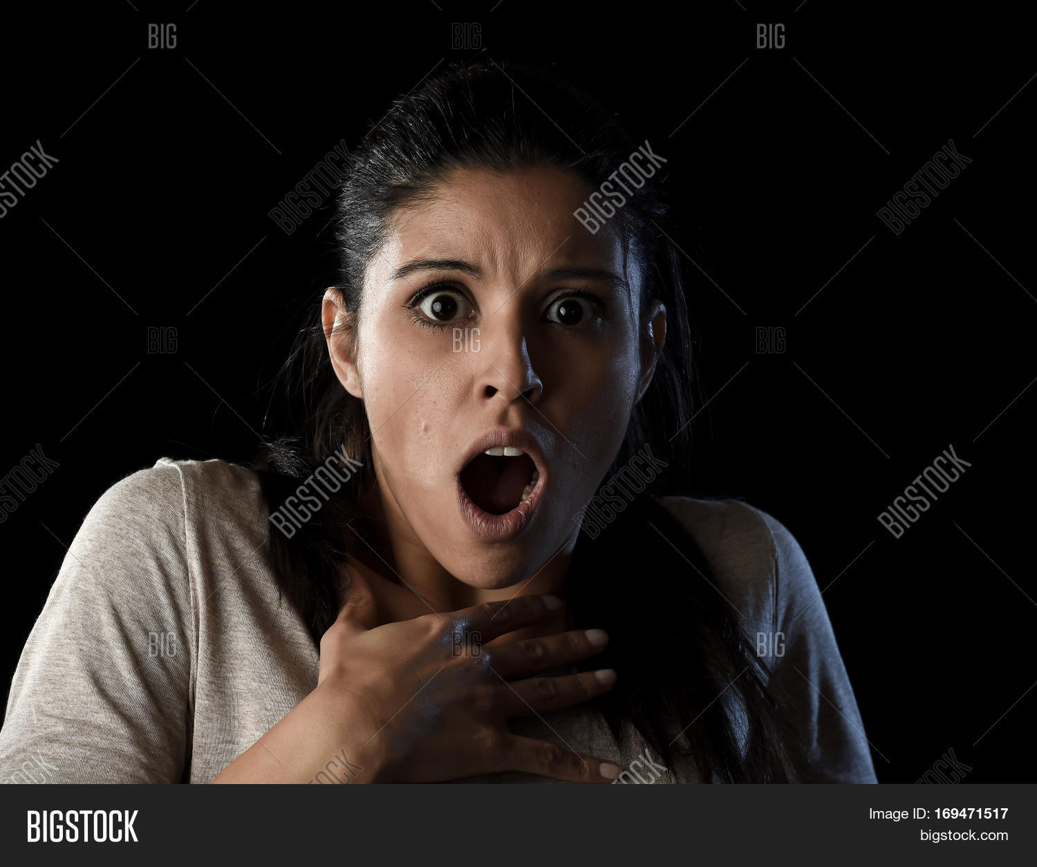Young Beautiful Scared Image & Photo (Free Trial) | Bigstock