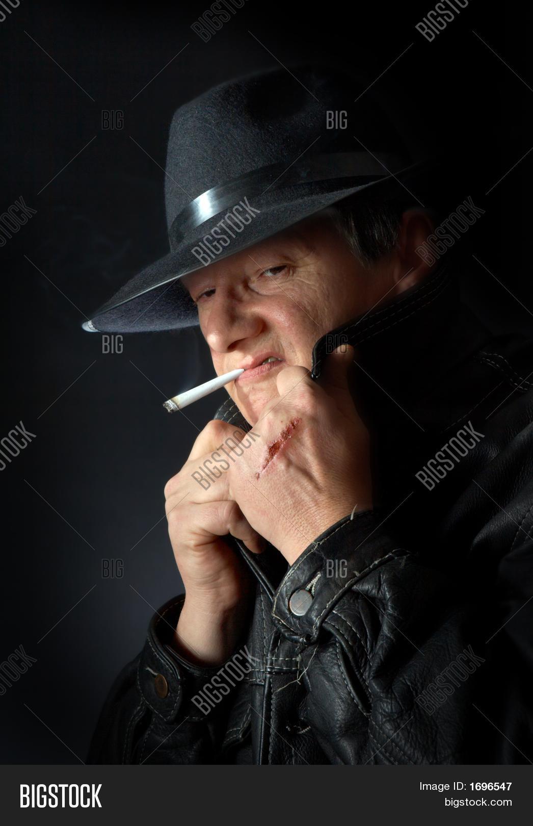 Smoking Mafia Guy Image & Photo (Free Trial) | Bigstock