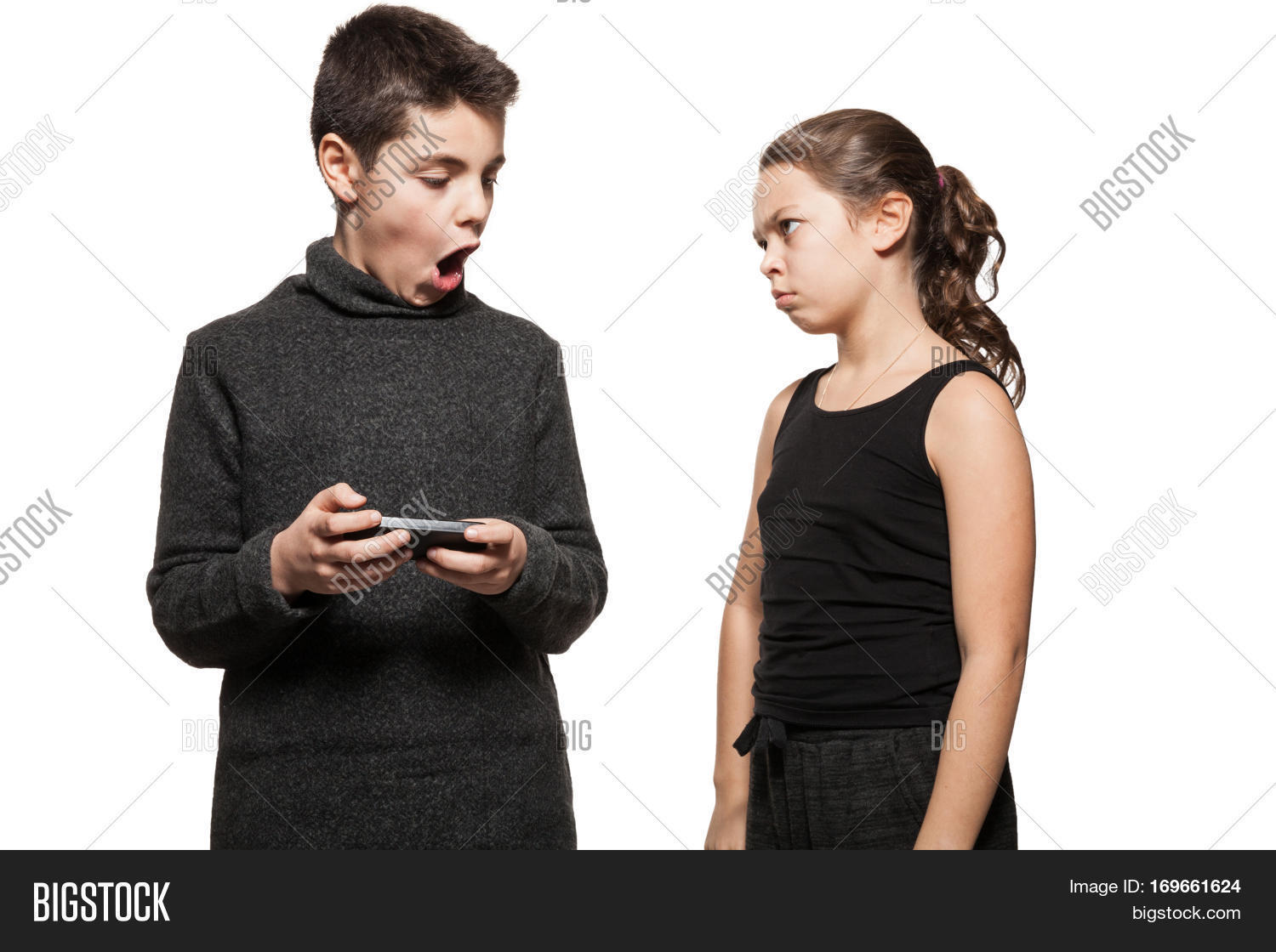 Brother Sister Discuss Image & Photo (Free Trial) | Bigstock