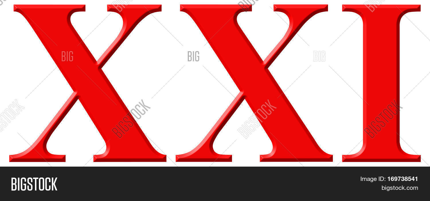 Roman Numeral Xxi, Image & Photo (Free Trial) | Bigstock