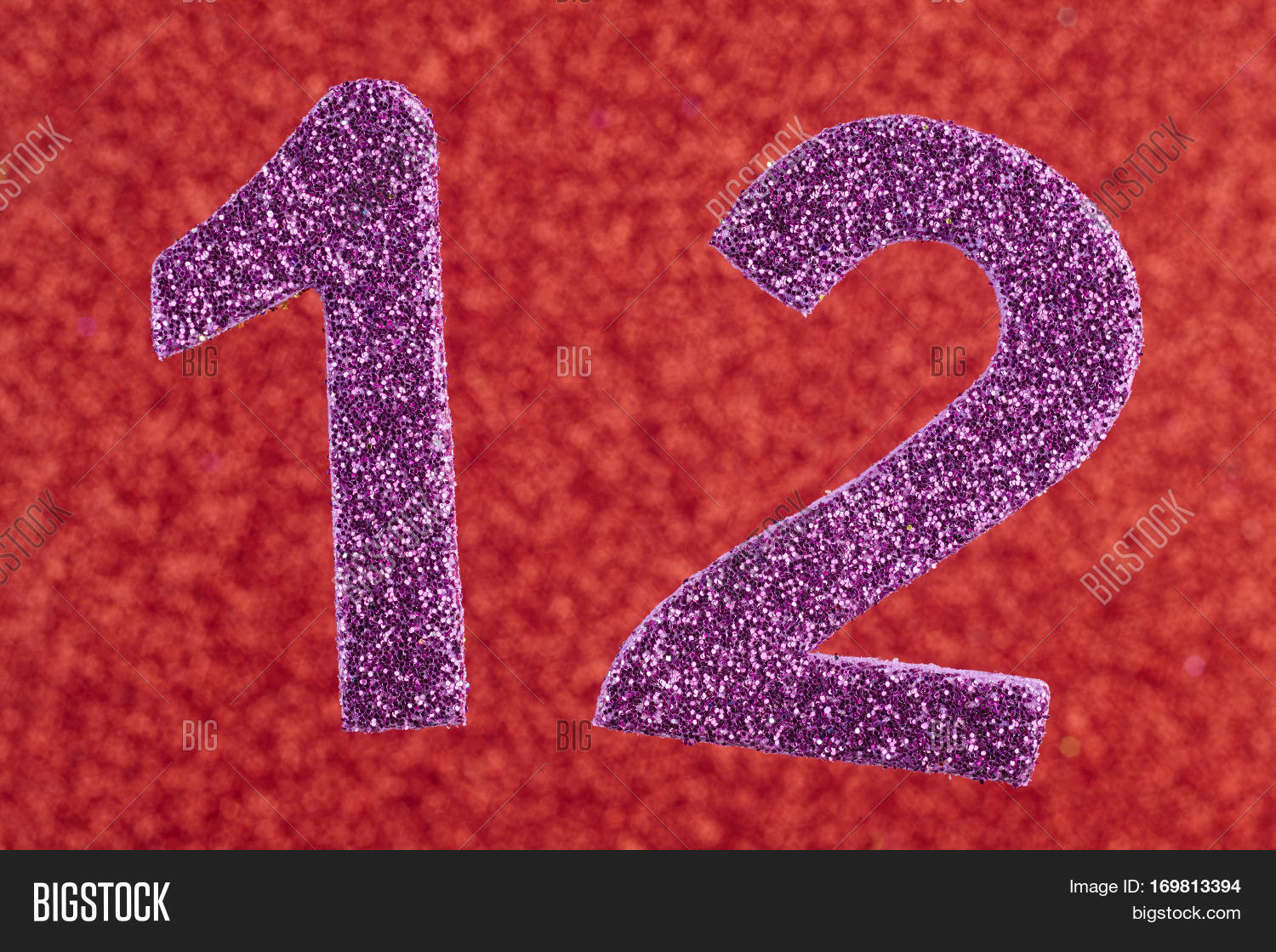 Number Twelve Purple Image & Photo (Free Trial) | Bigstock