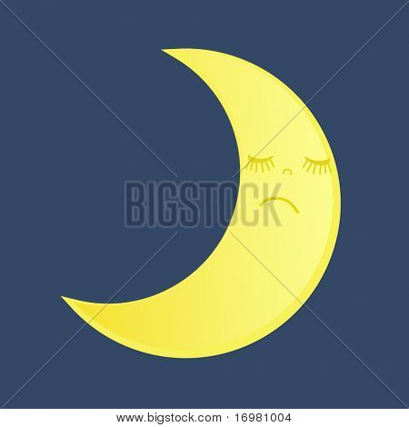 Moon Symbol. Vector Vector & Photo (Free Trial) | Bigstock