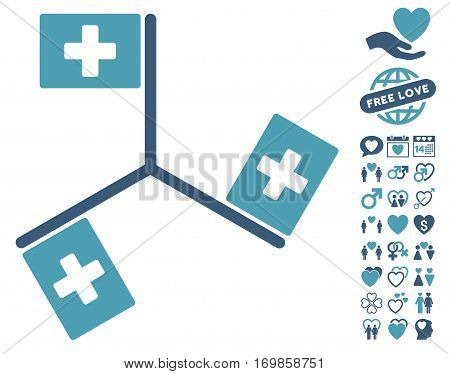 Hospital Flags Icon Vector & Photo (Free Trial) | Bigstock