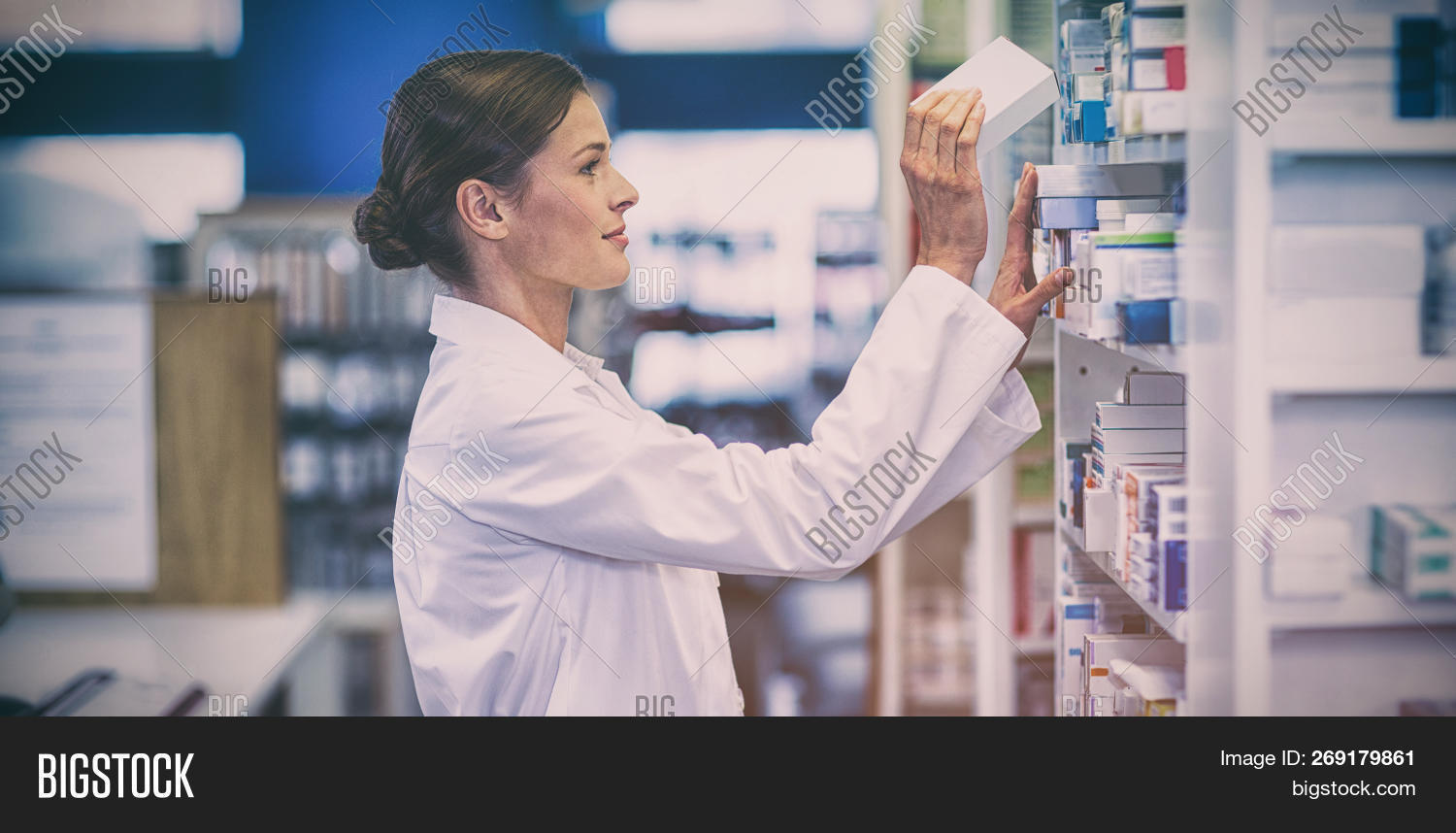 Pharmacist Checking Image & Photo (Free Trial) | Bigstock