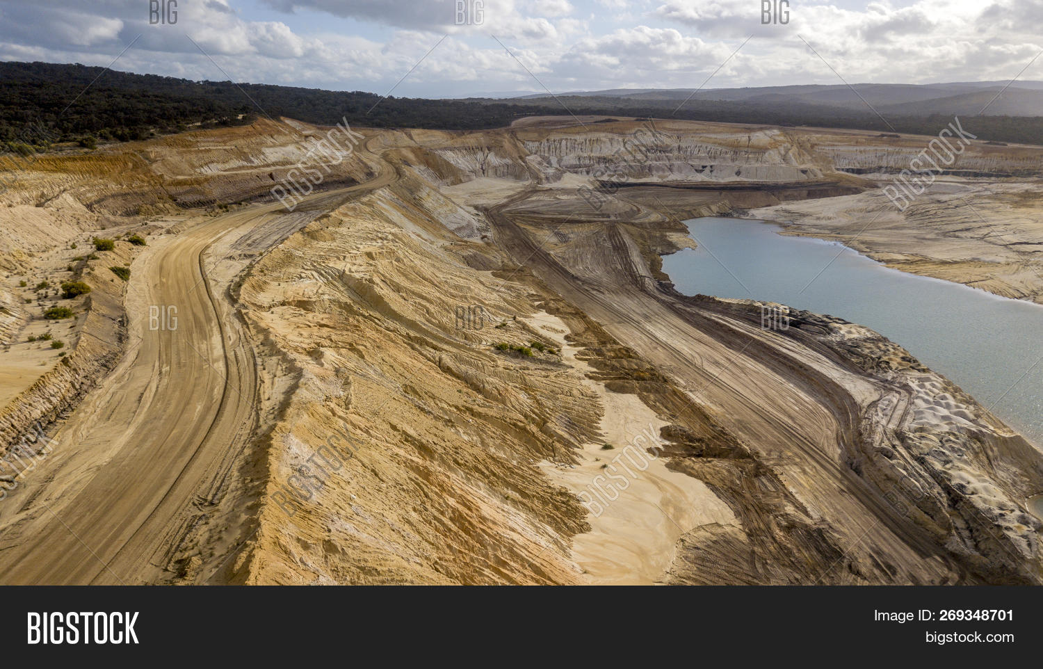 Old Open Cut Mine Image & Photo (Free Trial) | Bigstock