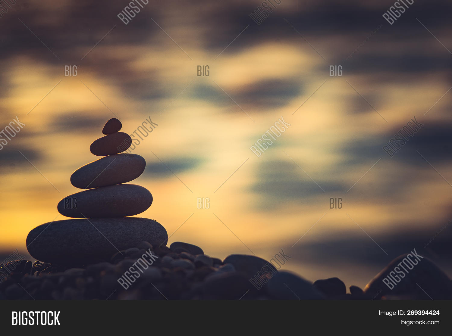 Stack Zen Stones On Image & Photo (Free Trial) | Bigstock