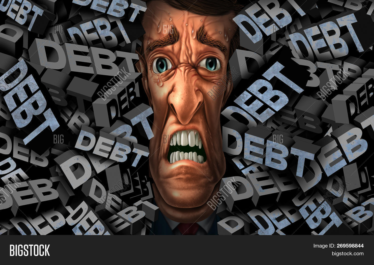 Financial Debt Stress Image & Photo (Free Trial) | Bigstock