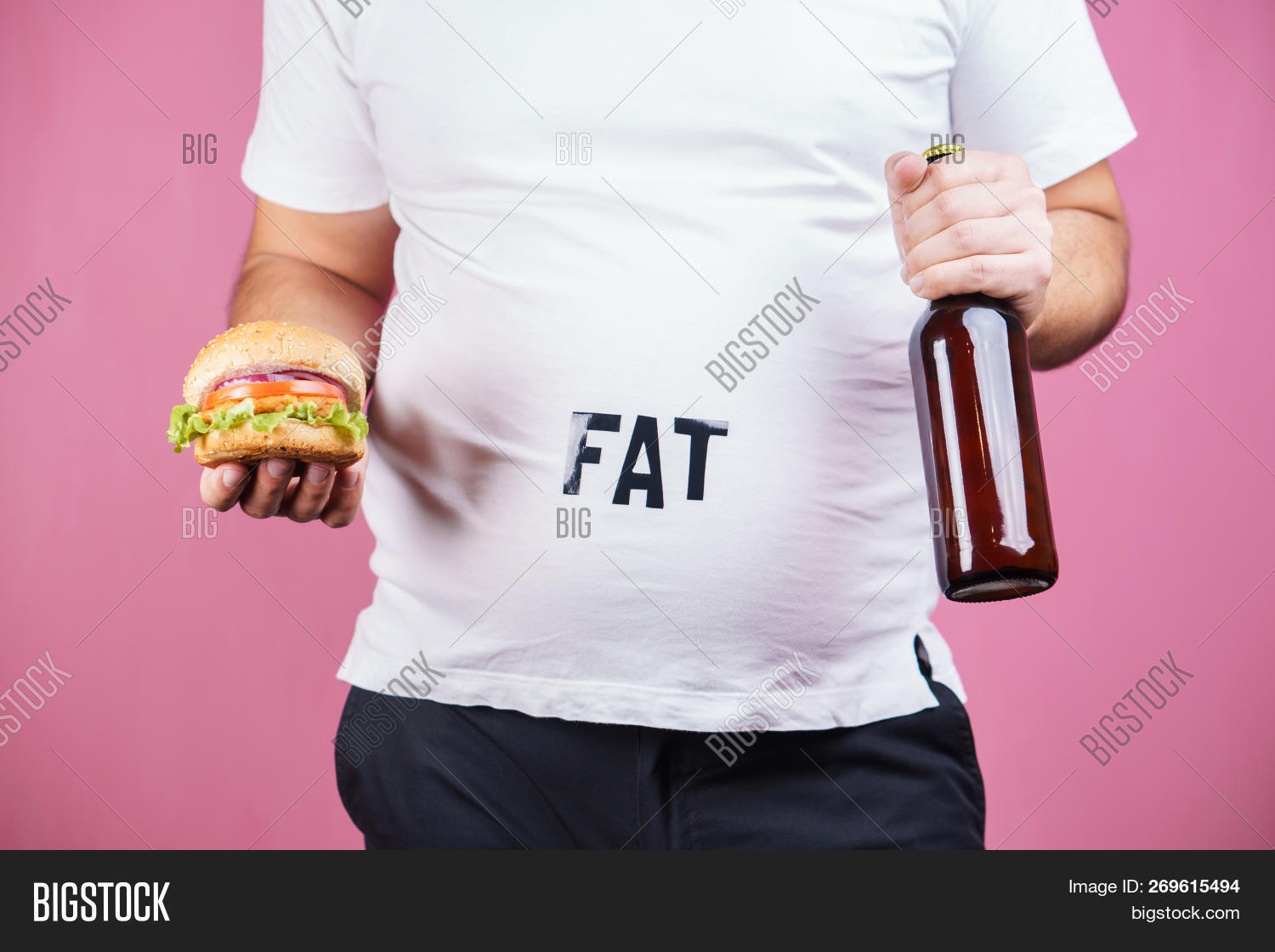 Overeating, Fast Food Image & Photo (Free Trial) | Bigstock