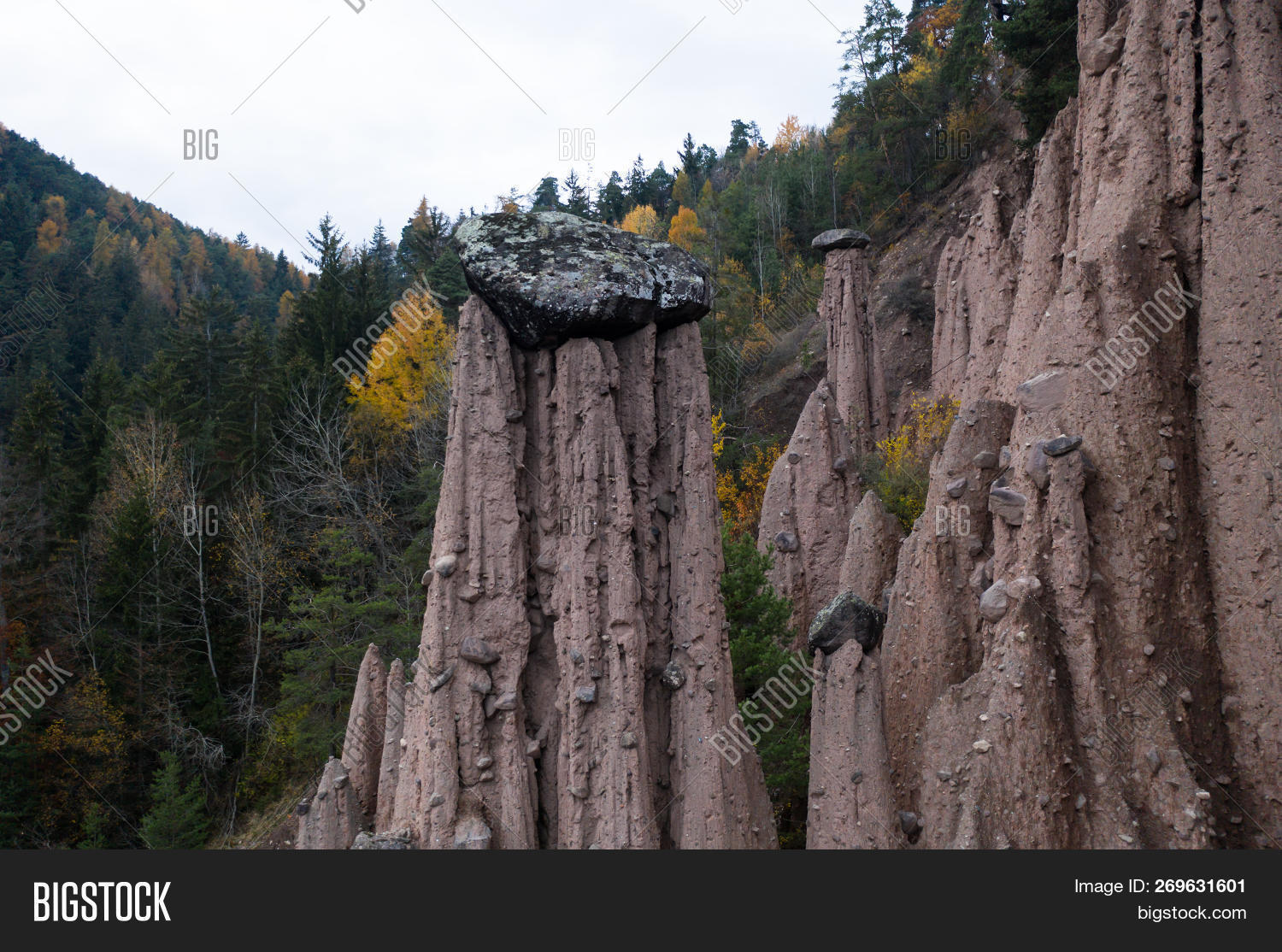Earth Pyramids, Image & Photo (Free Trial) | Bigstock