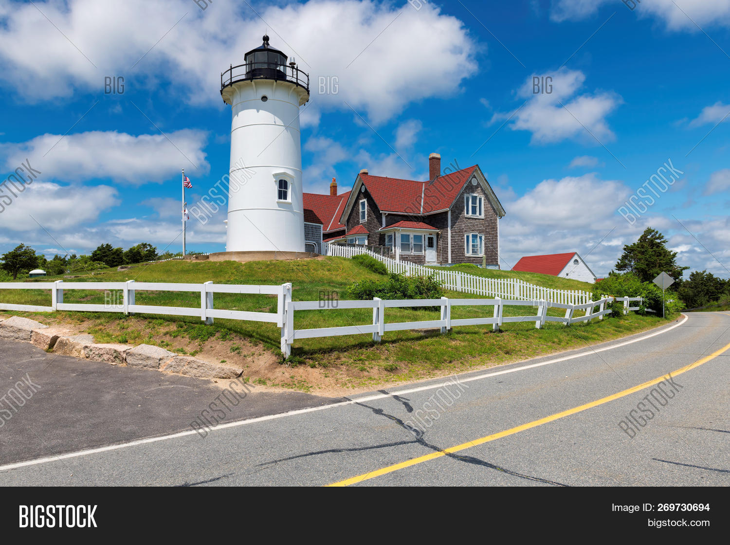 Cape Cod Lighthouse. Image & Photo (Free Trial) | Bigstock