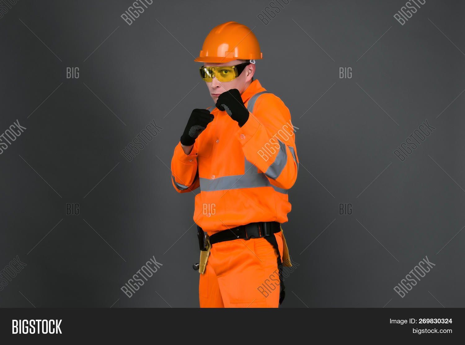 Aggressive Worker Man Image & Photo (Free Trial) | Bigstock