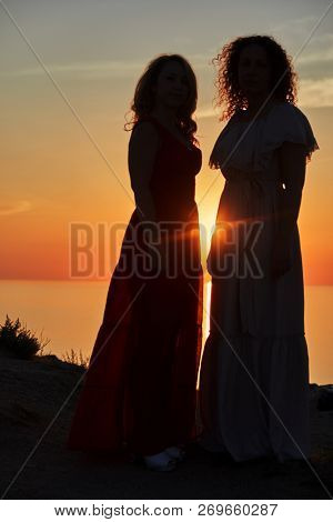 Two Women Dresses Image & Photo (Free Trial) | Bigstock