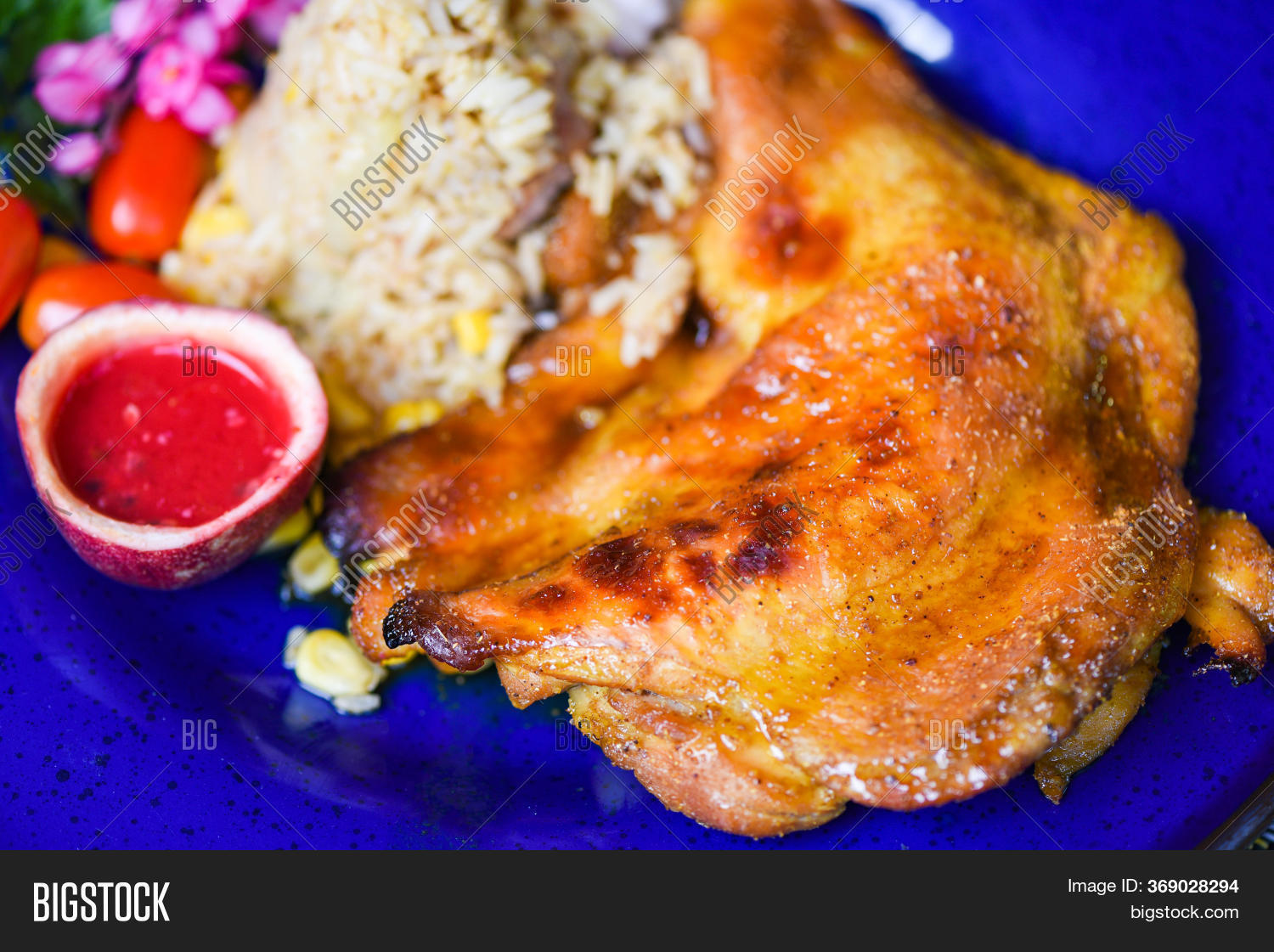 Grilled Chicken Tabaka Image & Photo (Free Trial) | Bigstock