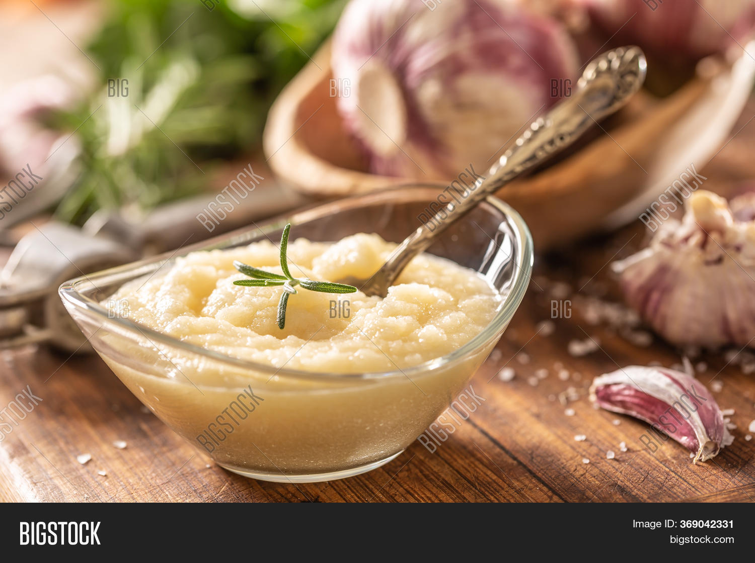 Garlic Paste Glass Image & Photo (Free Trial) | Bigstock