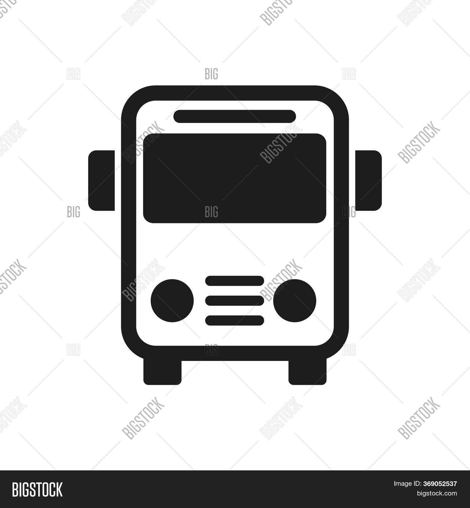 Icon Big Bus. Public Image & Photo (Free Trial) | Bigstock