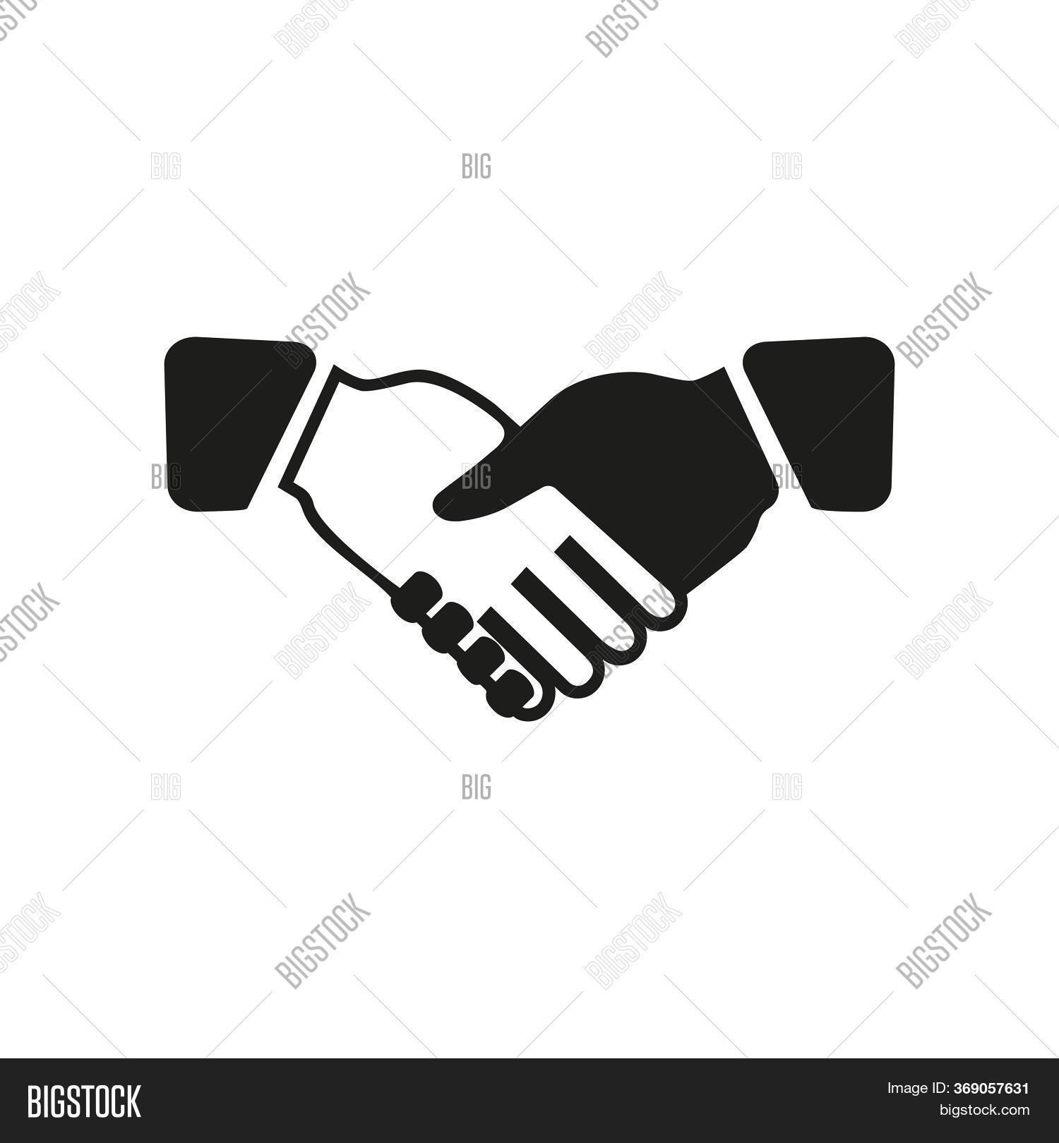 Simple Icon Handshake Image & Photo (Free Trial) | Bigstock