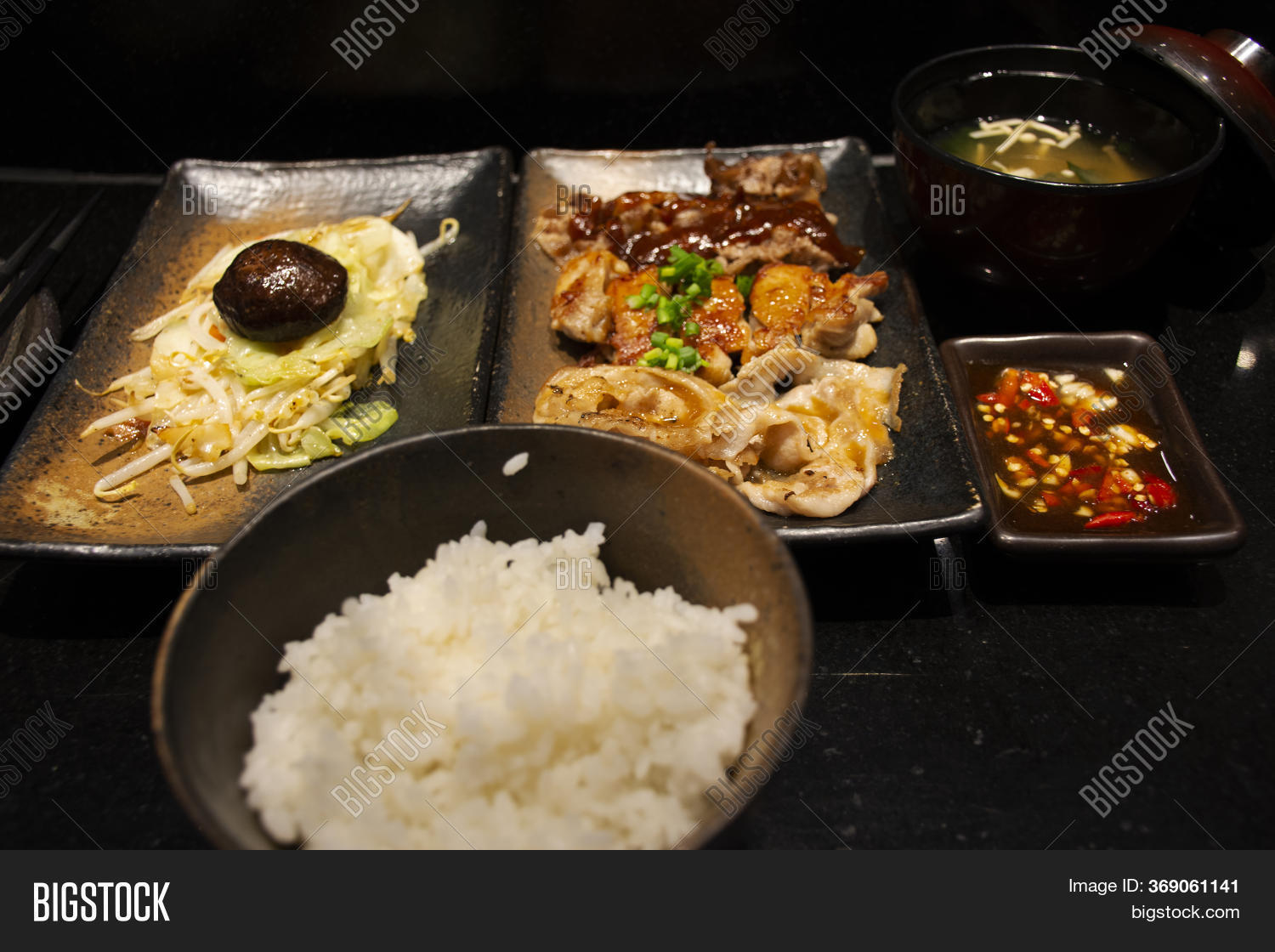 Japanese Food Set Image & Photo (Free Trial) | Bigstock