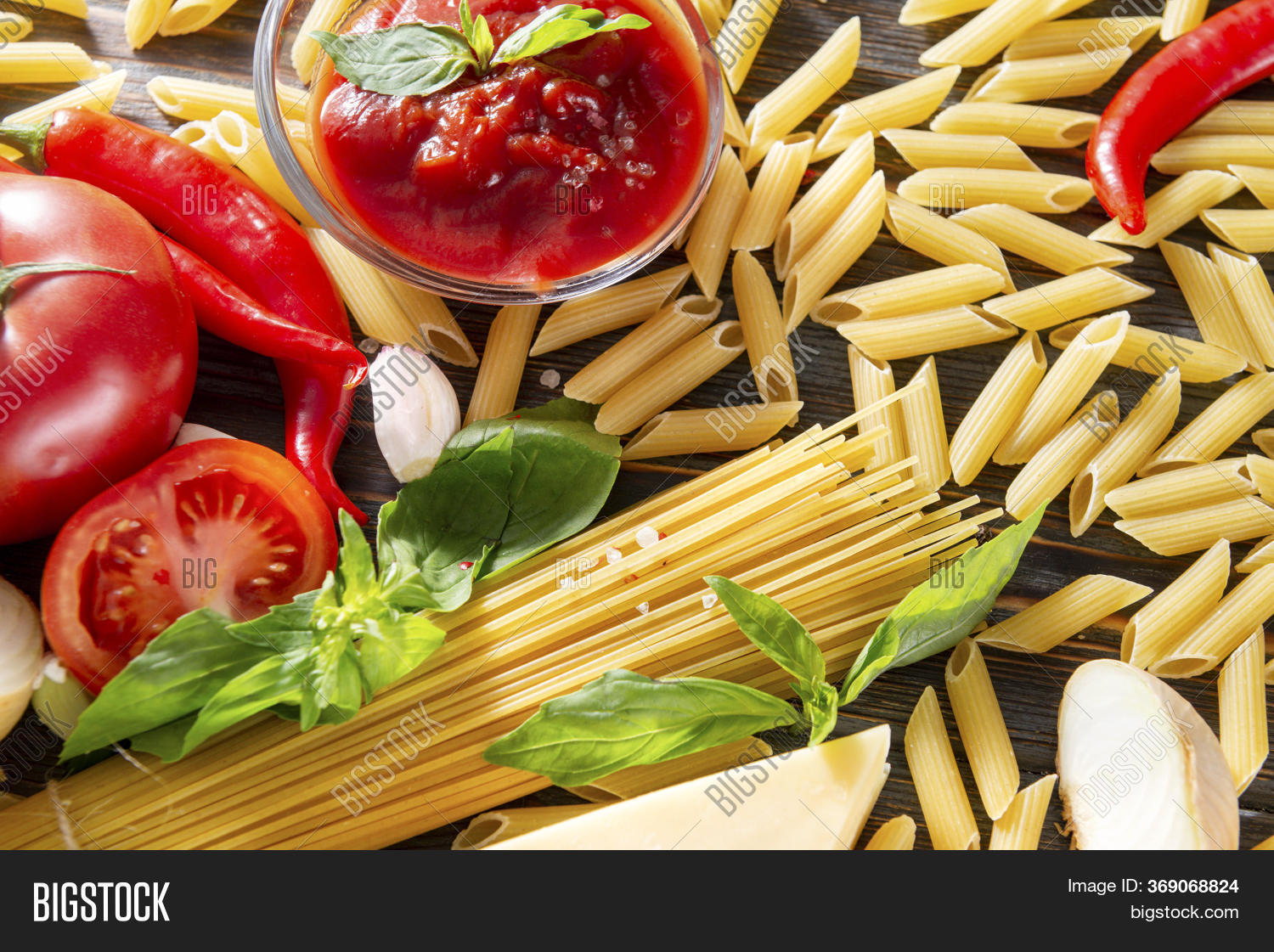 Italian Raw Pasta, Image & Photo (Free Trial) | Bigstock