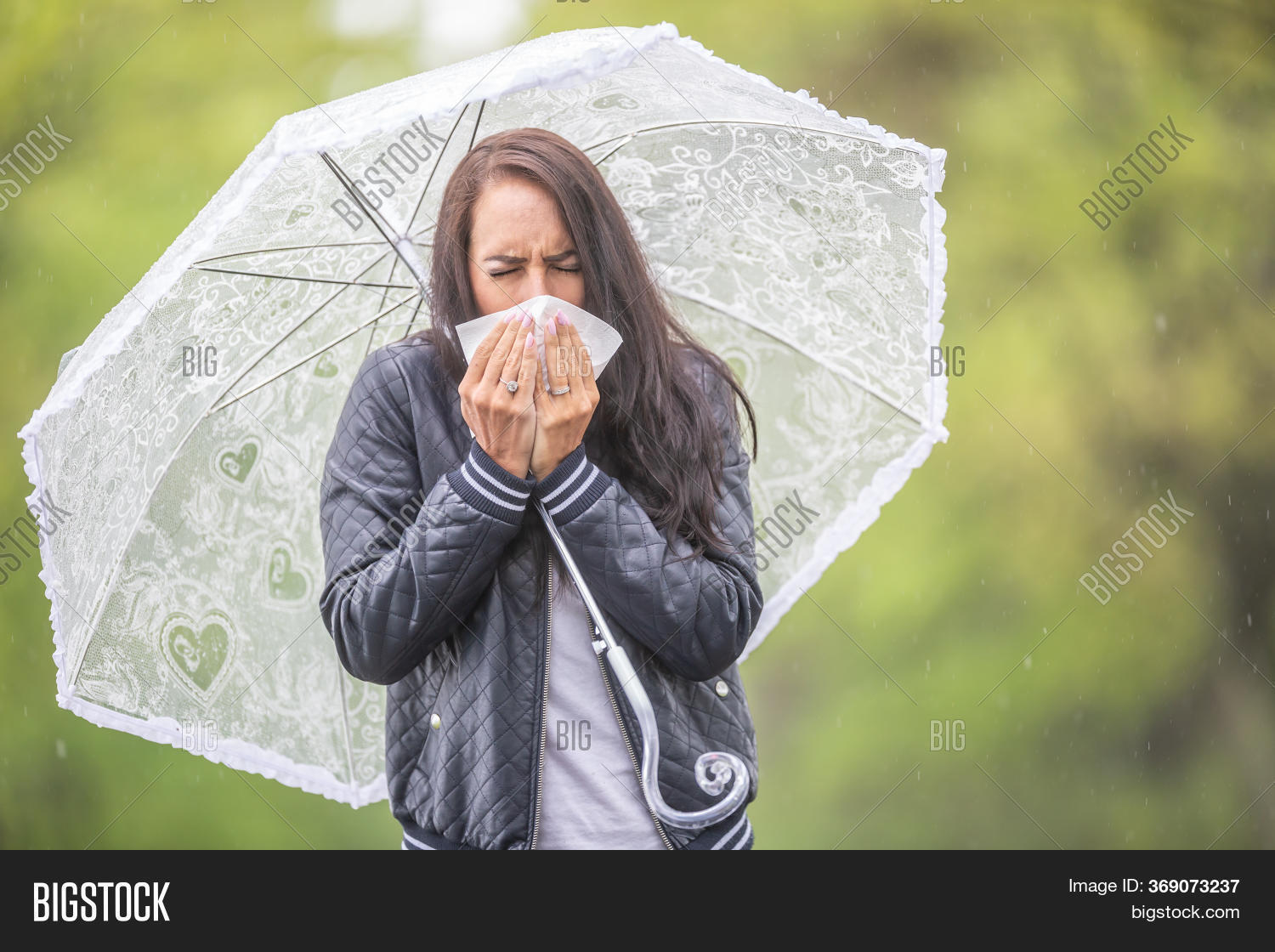 Girl Coughing Into Image & Photo (Free Trial) | Bigstock