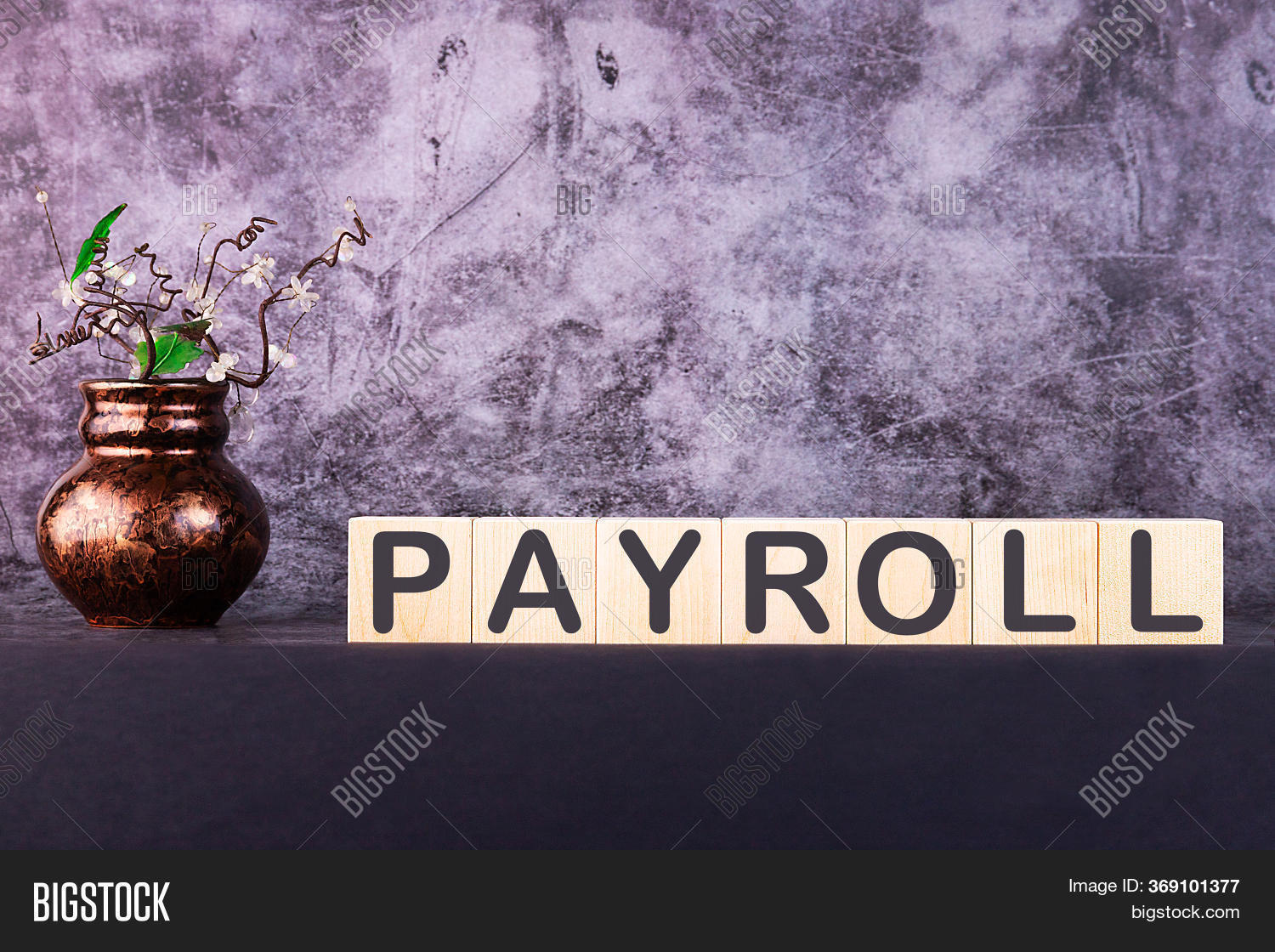 Word Payroll Made Wood Image & Photo (Free Trial) | Bigstock