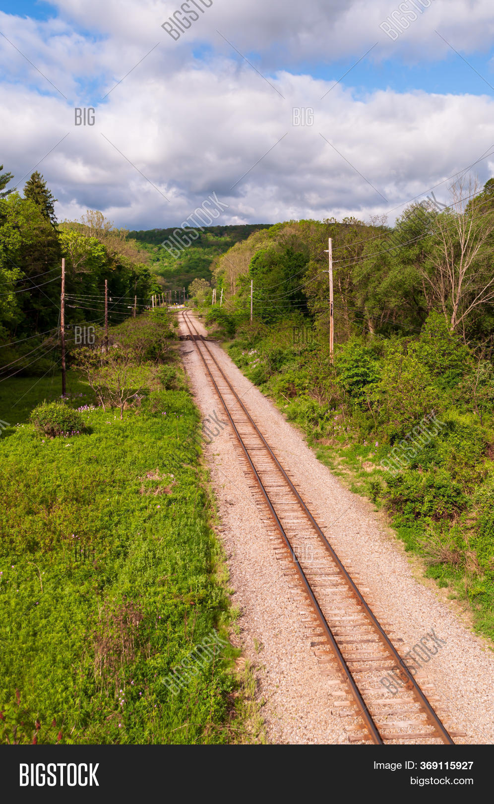 Train Tracks Through Image & Photo (Free Trial) | Bigstock