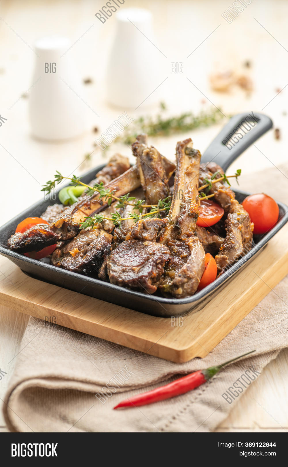 Fried Lamb Chops Fried Image & Photo (Free Trial) | Bigstock