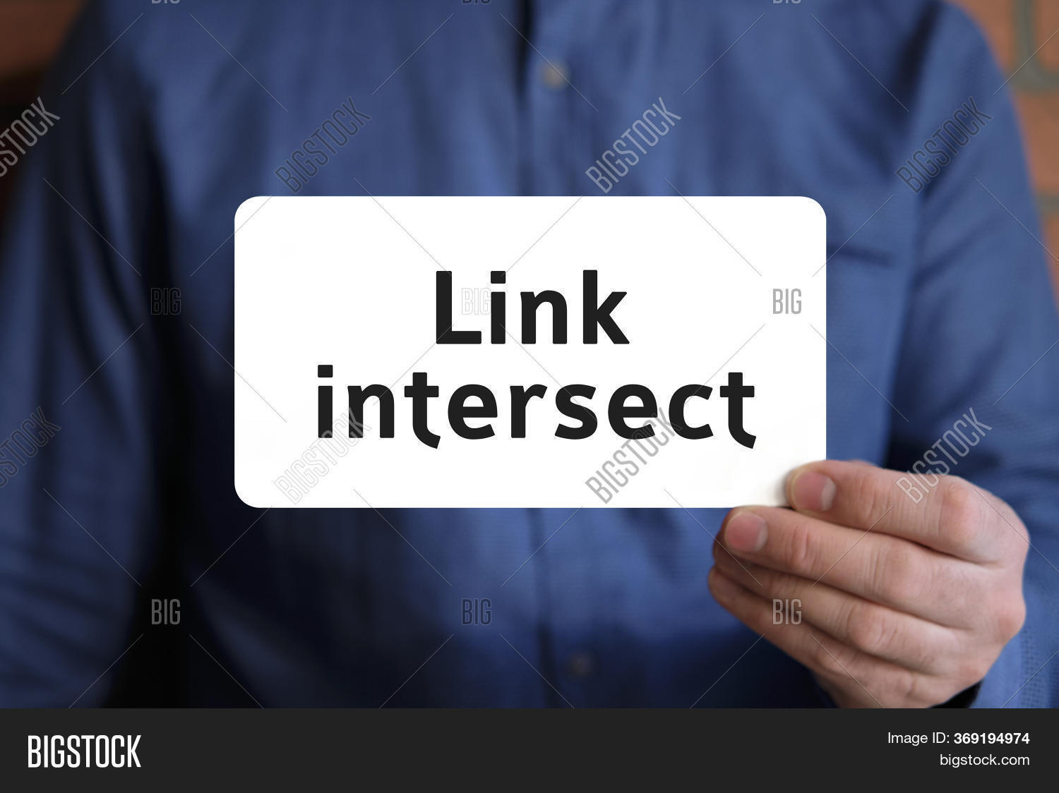 Link Intersect - Text Image & Photo (Free Trial) | Bigstock