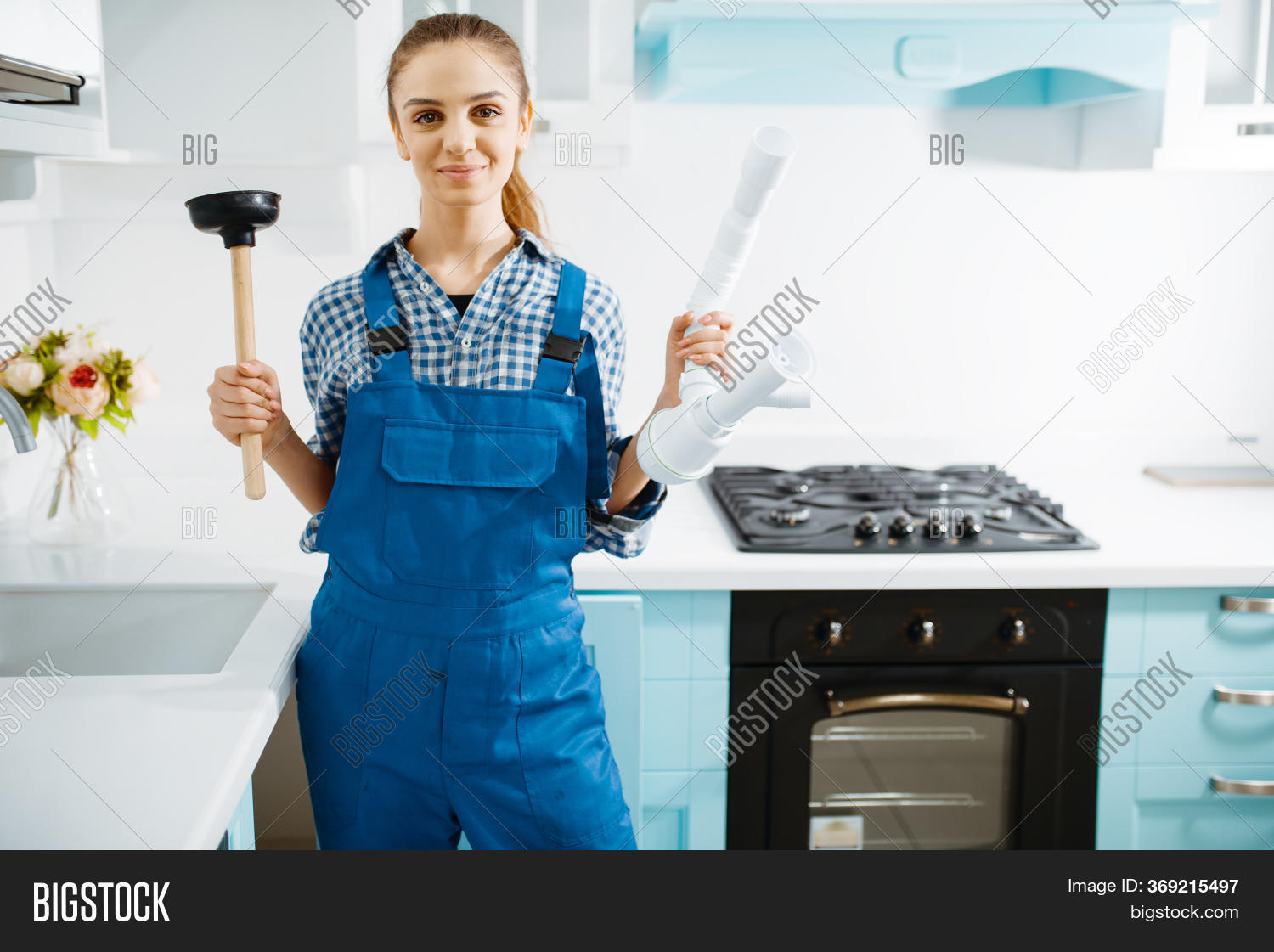 Female Plumber Uniform Image & Photo (Free Trial) | Bigstock