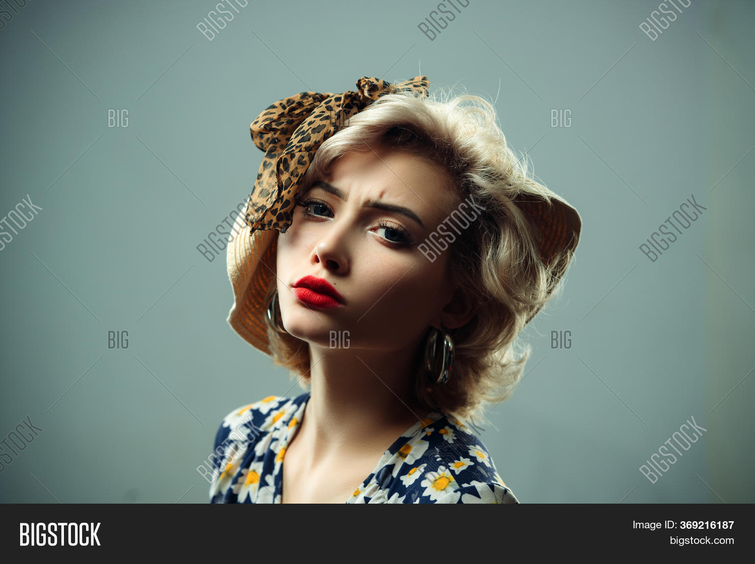 Pinup Woman Portrait. Image & Photo (Free Trial) | Bigstock