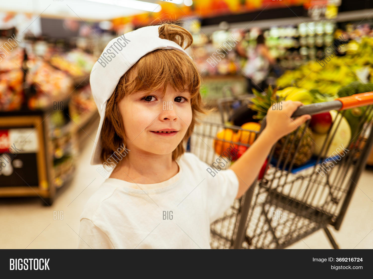 Kids Shopping. Joyful Image & Photo (Free Trial) | Bigstock