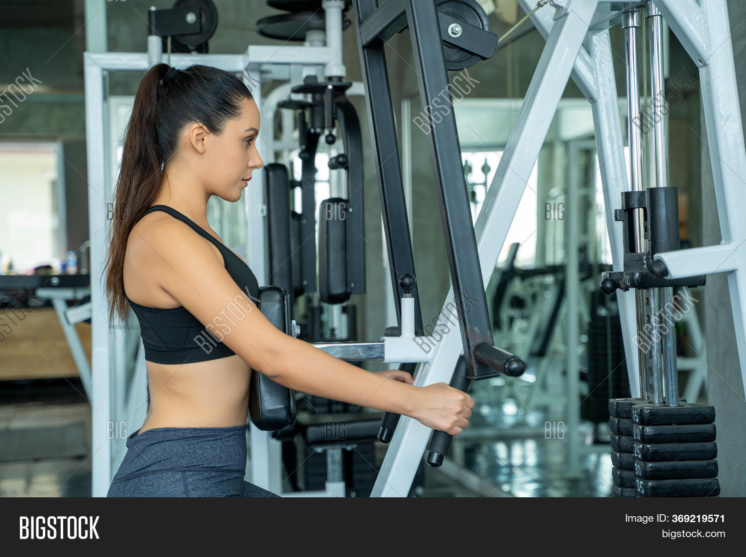 Woman Exercising Hard Image & Photo (Free Trial) | Bigstock