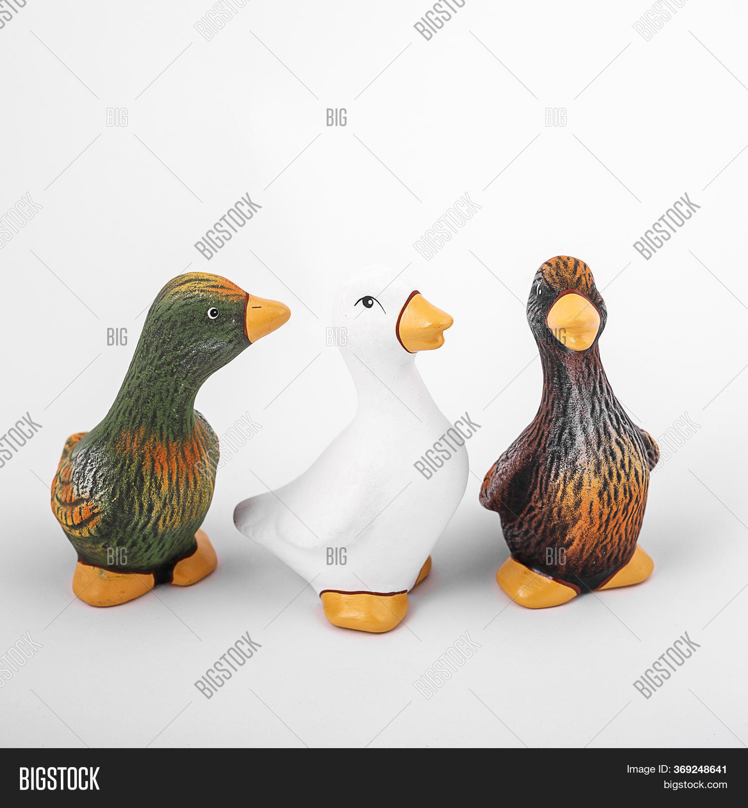 Three Ceramic Ducks Image & Photo (Free Trial) | Bigstock
