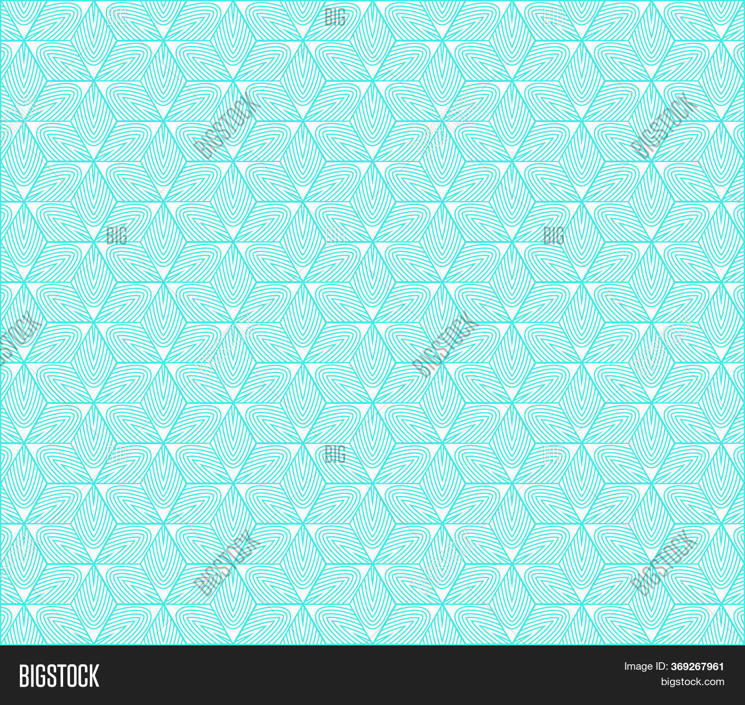 Teal Repeat Cube Image & Photo (Free Trial) | Bigstock